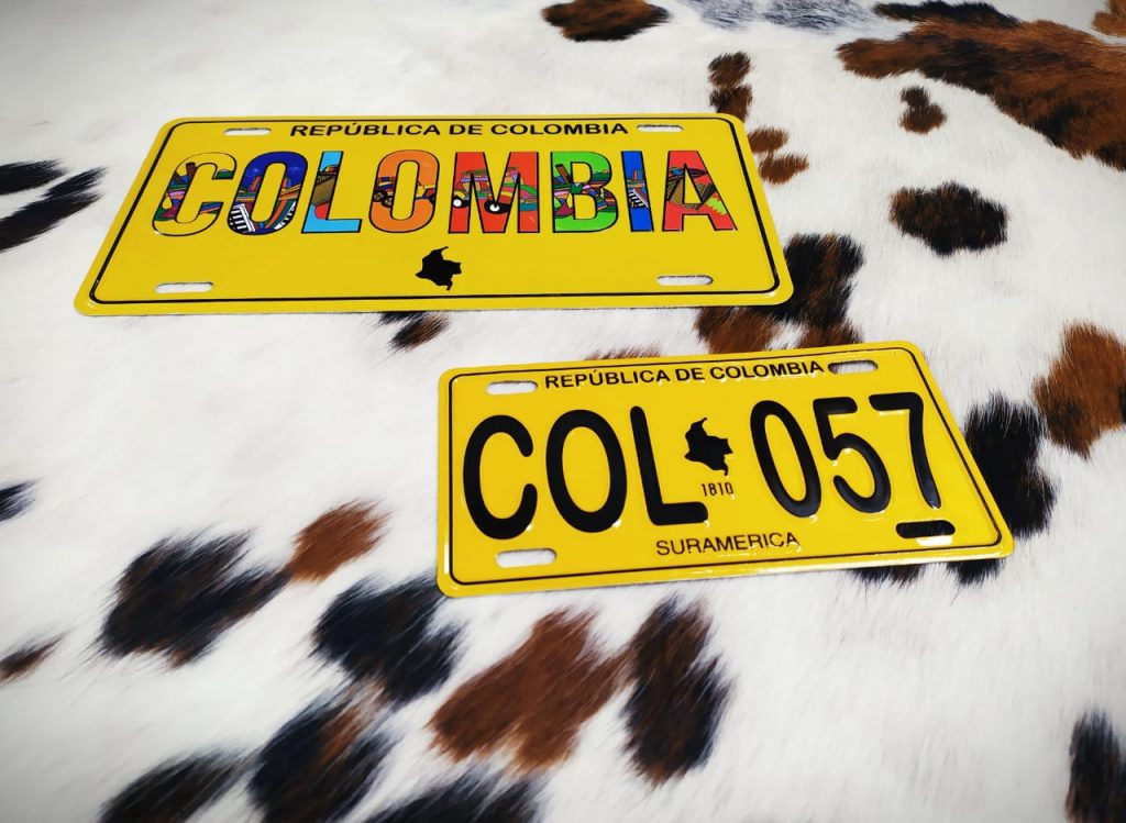Placa auto + placa mediana | Nuestra Tienda Artesanal